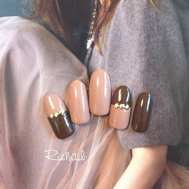 写真 (14枚目) - 高級チョコみたい♡冬にぴったりな「チョコレートネイル」デザイン - LOCARI（ロカリ）