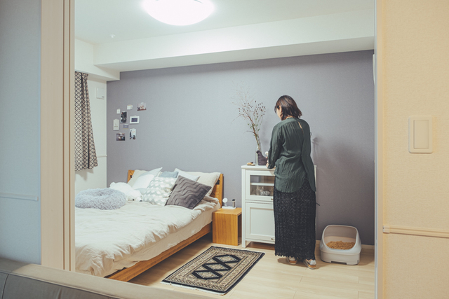 写真 (9枚目) - 住まいに合わせたアイテム選び。二人と1匹で暮らす1LDK・45㎡のインテリア - LOCARI（ロカリ）