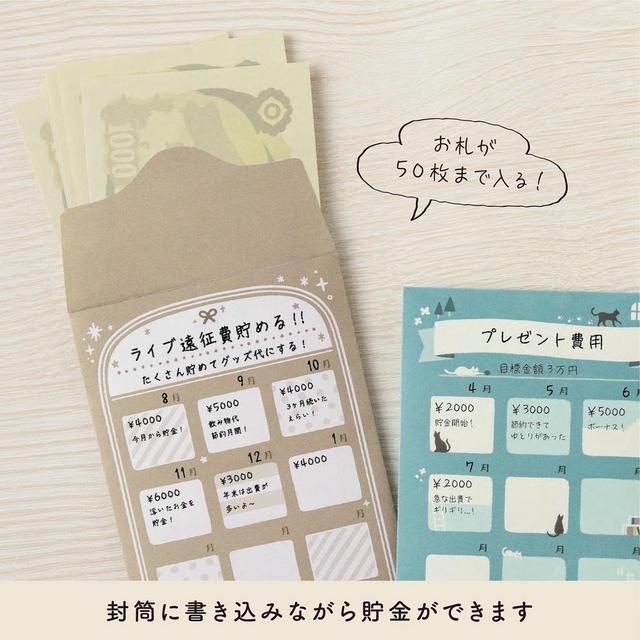 写真 (2枚目) - そう、こういうの欲しかった！楽しく貯金できる♡ミドリ「貯金封筒」5／18発売！ - LOCARI（ロカリ）