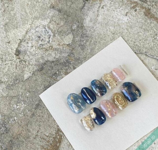 写真 (5枚目) - 夏はすぐそこ！初夏にぴったりの《ブルーネイル》9デザイン - LOCARI（ロカリ） - LOCARI（ロカリ）