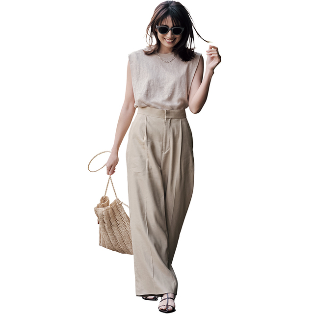 写真 (7枚目) - [短丈ジレ、ゆるリブetc.]上半身の“華奢見え”トップス7選！太パンツと好バランス - LOCARI（ロカリ）