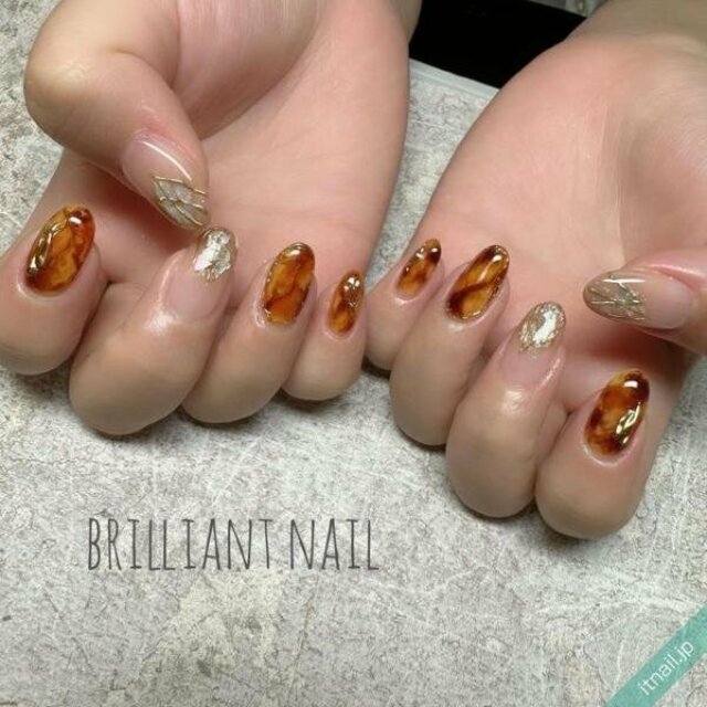 写真 (3枚目) - ～2023年版べっ甲デザイン～トレンドのミラーネイルをMIX - LOCARI（ロカリ）