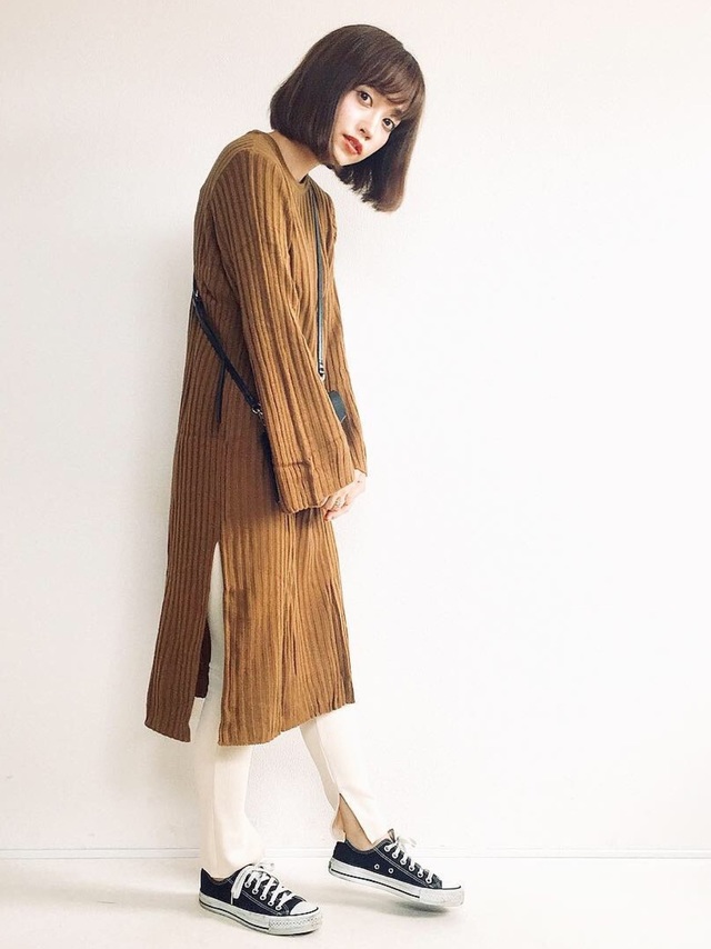 写真 (13枚目) - 話題の神アイテム♡GU「リブスリットレギンスパンツ」コーデSNAP - - LOCARI（ロカリ）