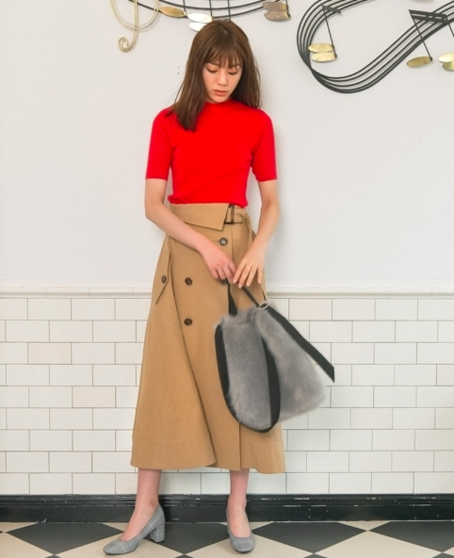 写真 (1枚目) - この秋もカワイイが止まらない♡「トレンチ見えスカート」新作お披露目会 - - LOCARI（ロカリ）