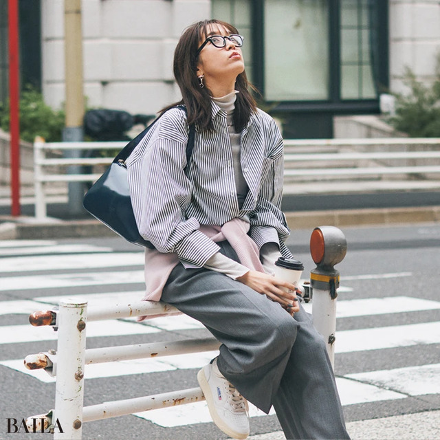 写真 (6枚目) - [冬から春まで手持ち服を着回し]佐藤栞里×ハライチの“レイヤードで洒落感アップ”5コーデ - LOCARI（ロカリ）