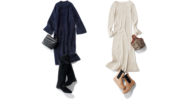 写真 (1枚目) - トレンド目線の『楽ちんニットワンピ4選』スタイルアップ効果が狙えるものだけ！ - LOCARI（ロカリ）