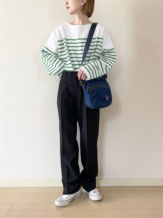 写真 (12枚目) - ボーダートップスのおすすめコーデ11選！おしゃれに見える秘訣って？ - LOCARI（ロカリ）