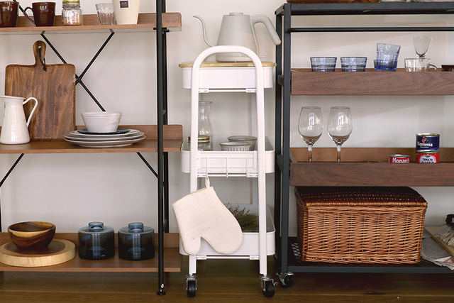 写真 (5枚目) - オシャレ、組み立て簡単、収納力抜群！mottoleの「キッチントローリー」が魅力的すぎ！ - LOCARI（ロカリ）