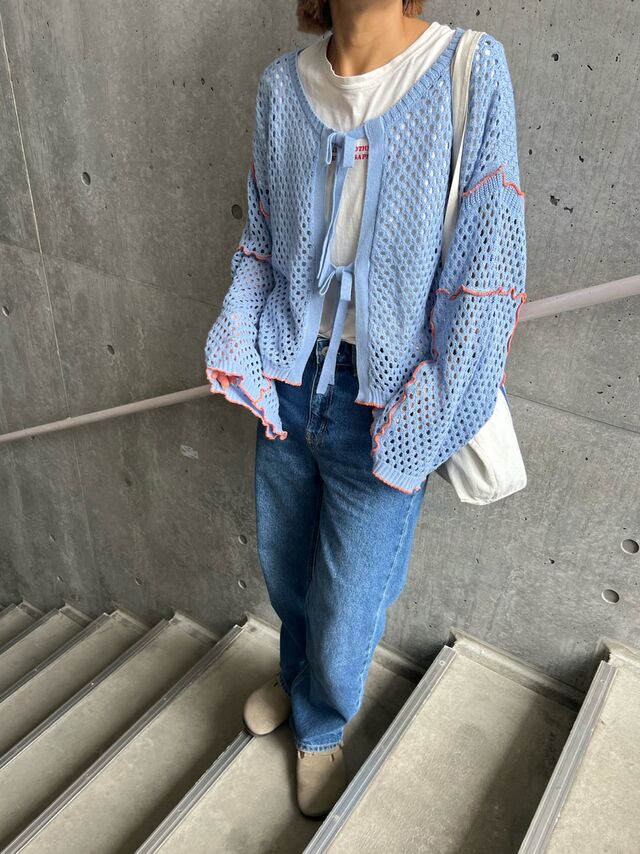 写真 (4枚目) - 【2024年夏】かぎ編みニットの大人かわいいコーデ20選 - LOCARI（ロカリ） - LOCARI（ロカリ）