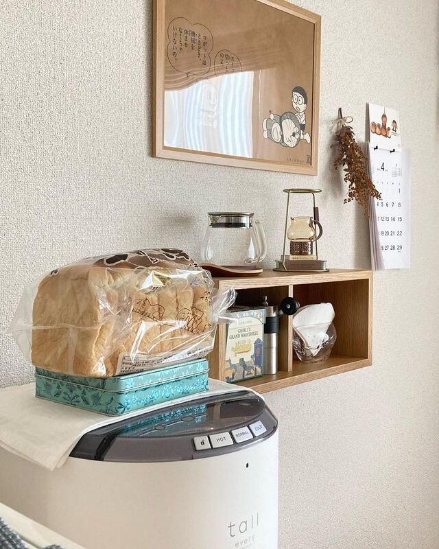 写真 (5枚目) - 「ちょうどいい場所」に収納をつくって、居心地よく。2DKの一人暮らしインテリア - LOCARI（ロカリ）