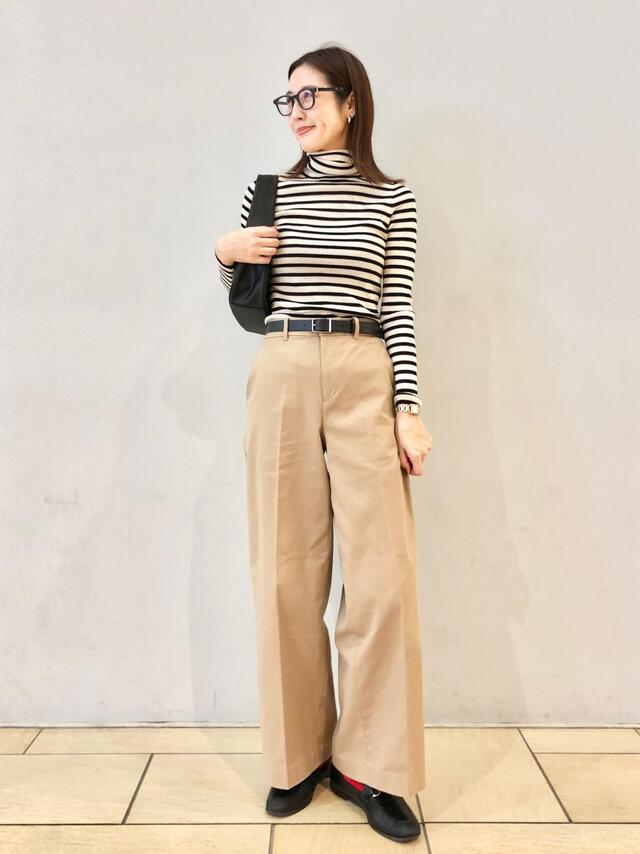 写真 (11枚目) - 30～40代の悩みも解決！低身長＆高身長別ユニクロスタッフ2024秋コーデ11選 - LOCARI（ロカリ）