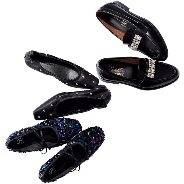 写真 (3枚目) - 1日8000歩は余裕！最旬[黒紺フラット靴21選]リボン、メリージェーンetc. - LOCARI（ロカリ）