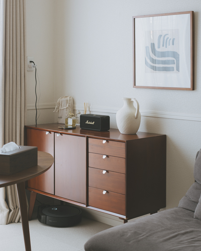 写真 (5枚目) - インテリアとDIYで、愛犬と一緒に寛げる住まい。1LDK48㎡の二人暮らしインテリア - LOCARI（ロカリ）