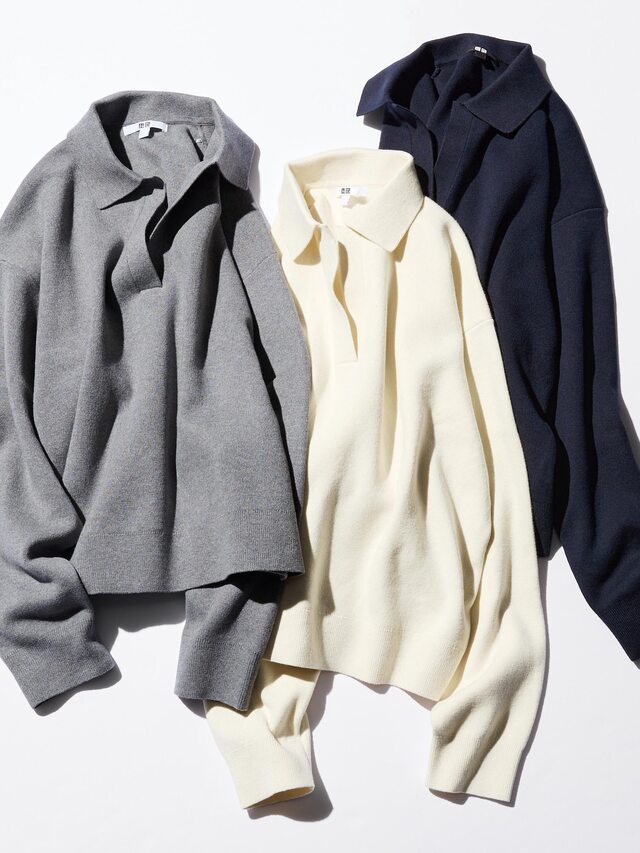 写真 (4枚目) - 【ユニクロ】今めっちゃ使える！スムースコットンリラックスポロセーターの着こなし解説レビュー - LOCARI（ロカリ）