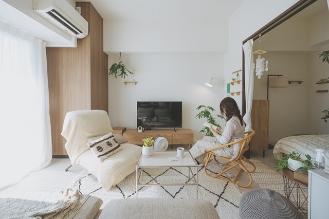 写真 (2枚目) - 狭くても2人でゆったりくつろぐ♡1LDKレイアウト＆インテリア実例集 - LOCARI（ロカリ）