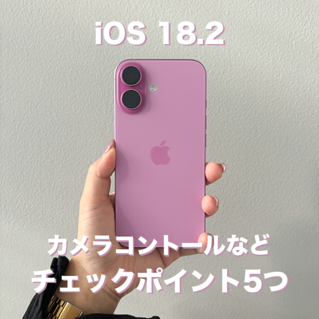 iOS 18.2へのアップデートは済んだ？より便利になったカメラコントロールボタンやセキュリティ面をCheck - LOCARI（ロカリ）