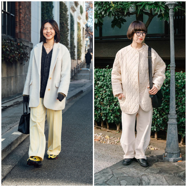 軽やかな“ホワイトアウター”のお手本コーデ5選。装いが暗くなりがちな冬こそ白が効く[TOKYO SNAP] - LOCARI（ロカリ）