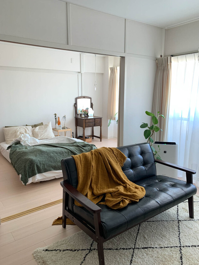 写真 (4枚目) - 築50年の団地のレトロな雰囲気を楽しむ。一人暮らしの1LDKインテリア [ - LOCARI（ロカリ）