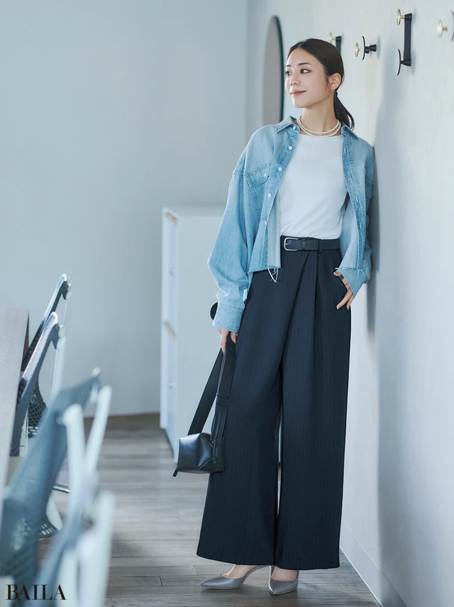 写真 (2枚目) - [ワイドパンツの正解]ウォッシャブル、防シワ、UVカット… 高機能なパンツが続々！ - LOCARI（ロカリ）