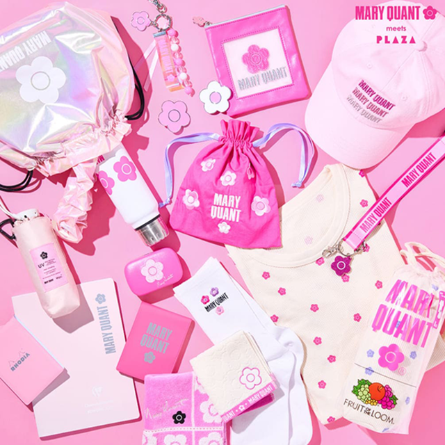 PLAZAとMARY QUANTが初コラボ！“ピンク”のマリークワントがめっかわ。デイリーアイテムを探してみよ？ - LOCARI（ロカリ）