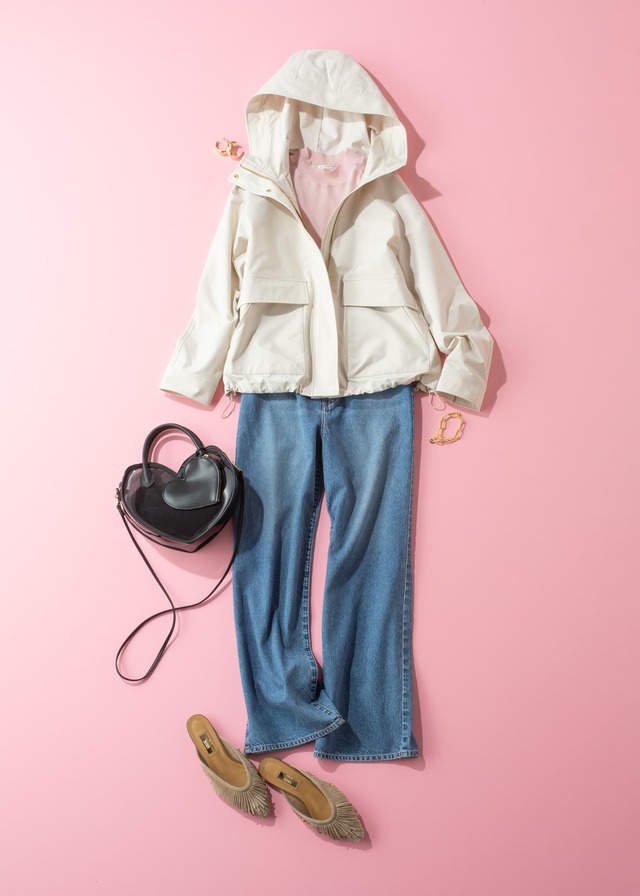 写真 (3枚目) - 梅雨時期まで使える[GU]の「マウンテンパーカー」ならコスパ ＜着回しコーデ＞3選 - LOCARI（ロカリ）