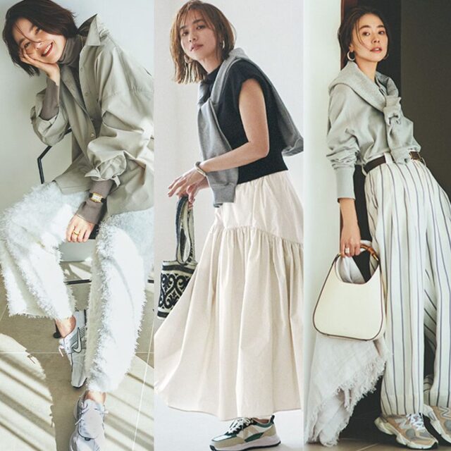 運動会ママの[スニーカーコーデ7選]大人のキレイめカジュアルで好感度UP - LOCARI（ロカリ）