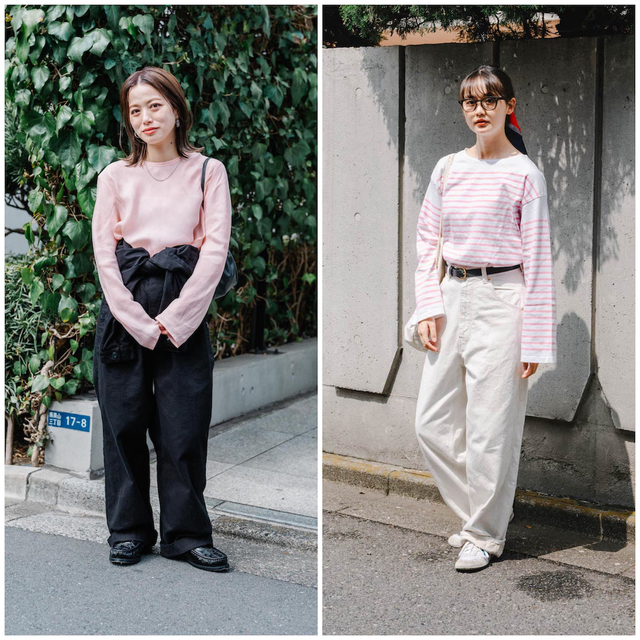 初夏にぴったりな“ペールピンク”コーデ5選。甘い色こそカジュアルスタイルに映える！[TOKYO SNAP] - LOCARI（ロカリ）