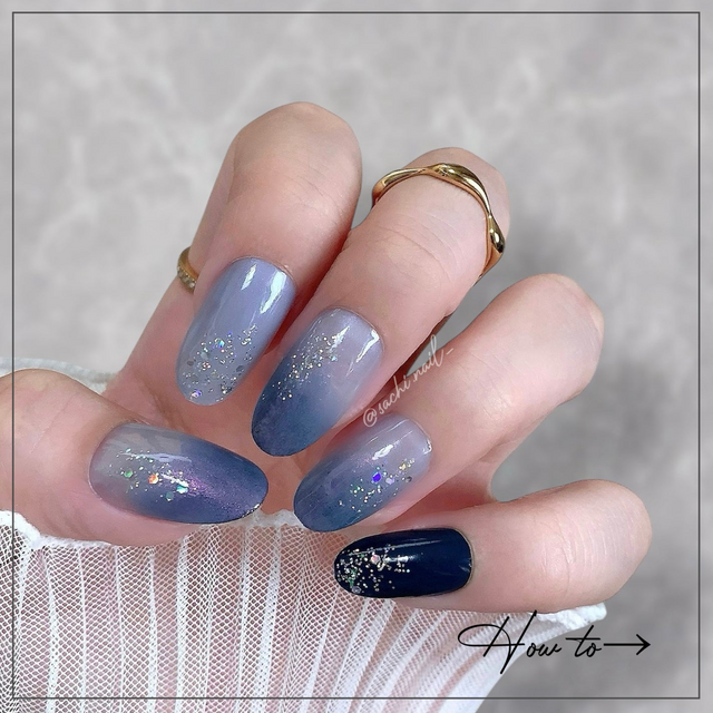 写真 (7枚目) - 指先からマイナス3℃見え！夏の“ひんやりネイル”13選 - LOCARI（ロカリ）