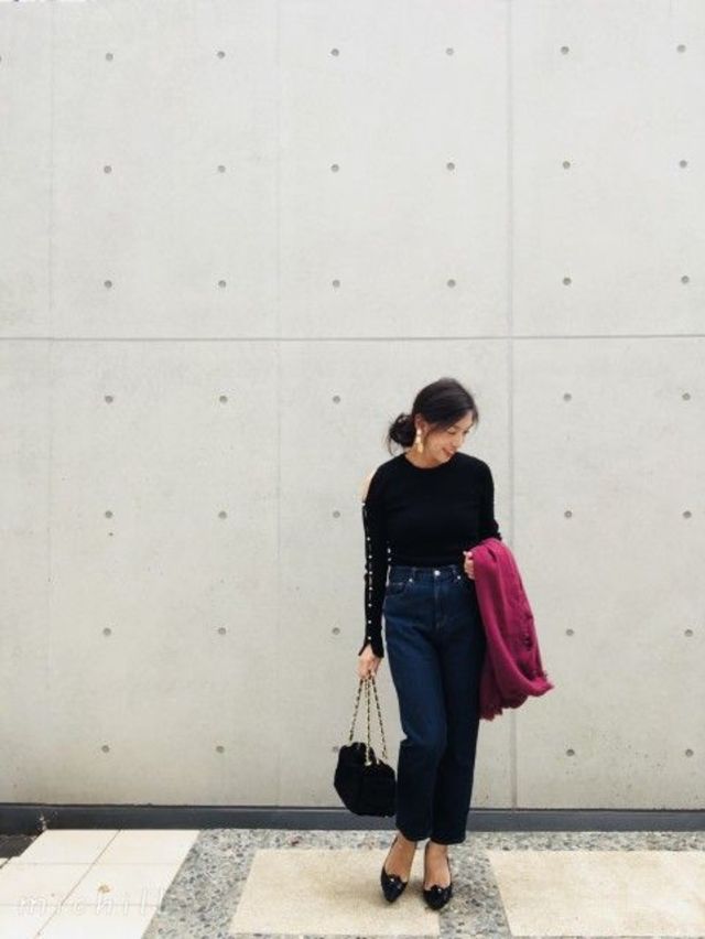 写真 (2枚目) - 着るだけで上品見え♡ZARAパールニットでおとな艶っぽ冬コーデ - LOCARI（ロカリ）