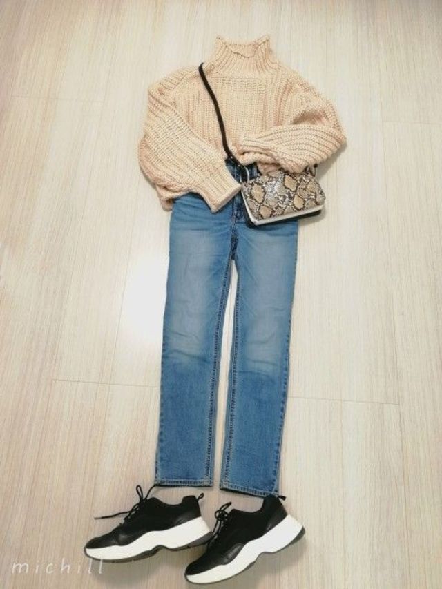 写真 (3枚目) - 第3の神デニムがアツい♡GUハイウエストシガレットアンクルジーンズ着回し3days - LOCARI（ロカリ）