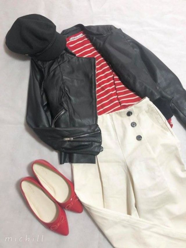 写真 (9枚目) - SNSで話題♡GUマリンワイドパンツで作るON／OFF着回し8コーデ - LOCARI（ロカリ）