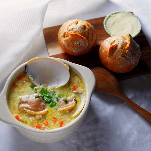 写真 (2枚目) - [365日のパンとスープ]はまぐりの白みそクリームスープ - LOCARI（ロカリ） - LOCARI（ロカリ）