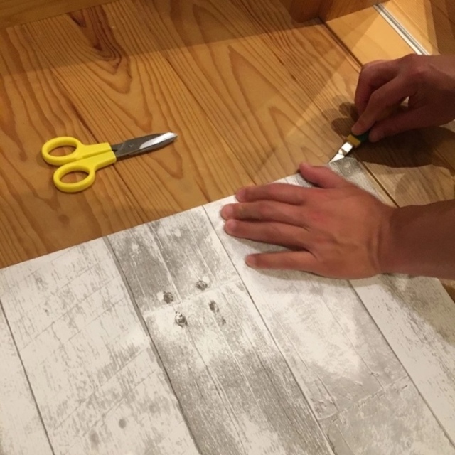 写真 (4枚目) - ニトリのインテリアペーパーでDIY！高見えなオシャレな雰囲気に - LOCARI（ロカリ）