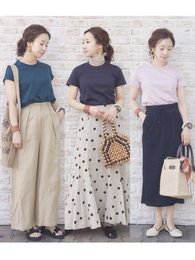 写真 (13枚目) - 全13色揃えました♡カラー別クルーネックTで作る最旬スタイリングBOOK♡ - LOCARI（ロカリ）