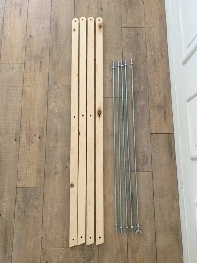 写真 (5枚目) - [連載]室内干しやアウトドアに便利な「折り畳み物干しスタンド」をDIY♬ - LOCARI（ロカリ）