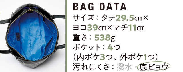 写真 (5枚目) - A4ほぼジャストのバッグ★ - LOCARI（ロカリ）