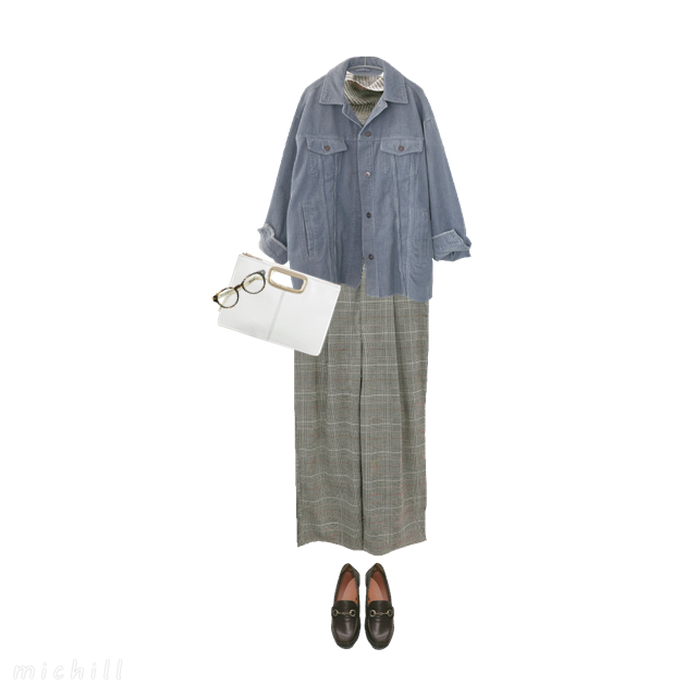 写真 (2枚目) - [ZARA]高見え＆着やせもお手の物！秋マストの「くすみブルー」ジャケットで旬コーデ4選 - LOCARI（ロカリ）