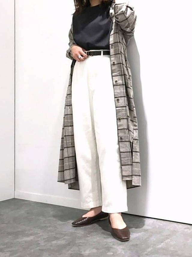 写真 (3枚目) - 想像斜め上の着回し力！グローバルワーク「万能チェックワンピ」トレンド爆上げコーデ5選 - LOCARI（ロカリ）