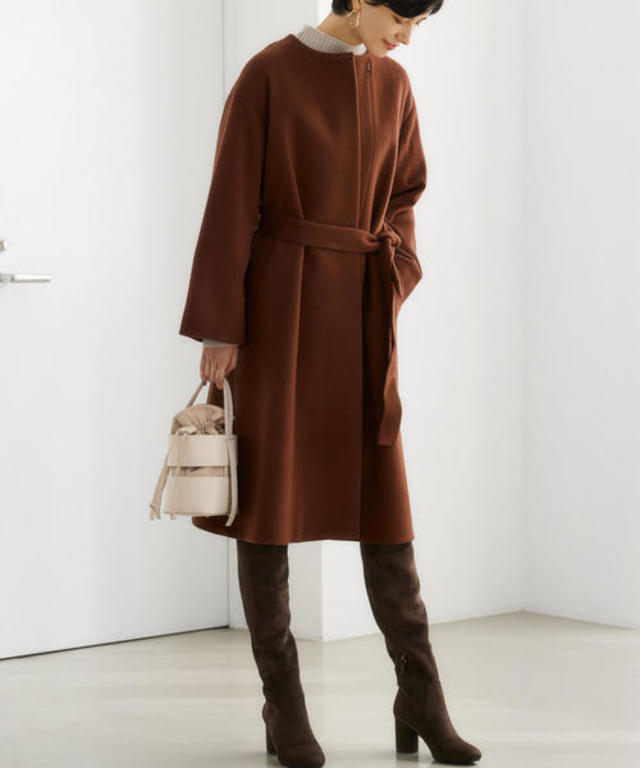 写真 (6枚目) - [2019-2020冬]はノーカラーコートに注目！お手本コーデ15選♡ - LOCARI（ロカリ）