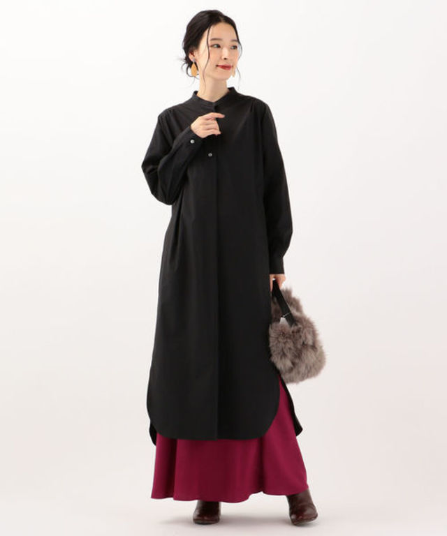 写真 (21枚目) - [2020最新]黒シャツワンピースの春コーデ特集♪今っぽい着こなしテクをご紹介 - LOCARI（ロカリ）