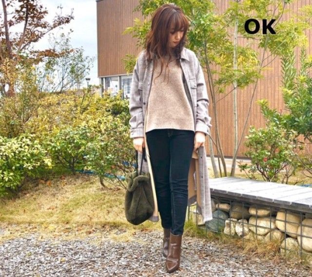 写真 (7枚目) - ユニクロの神ニットでバランスよく魅せる！低身長さんのOK・NGコーデ3選 - LOCARI（ロカリ）