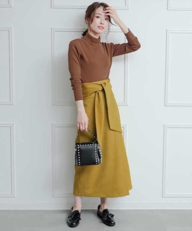写真 (11枚目) - 冬スタイルが輝く♪マスタードイエロースカートの冬コーデ15選 - LOCARI（ロカリ）