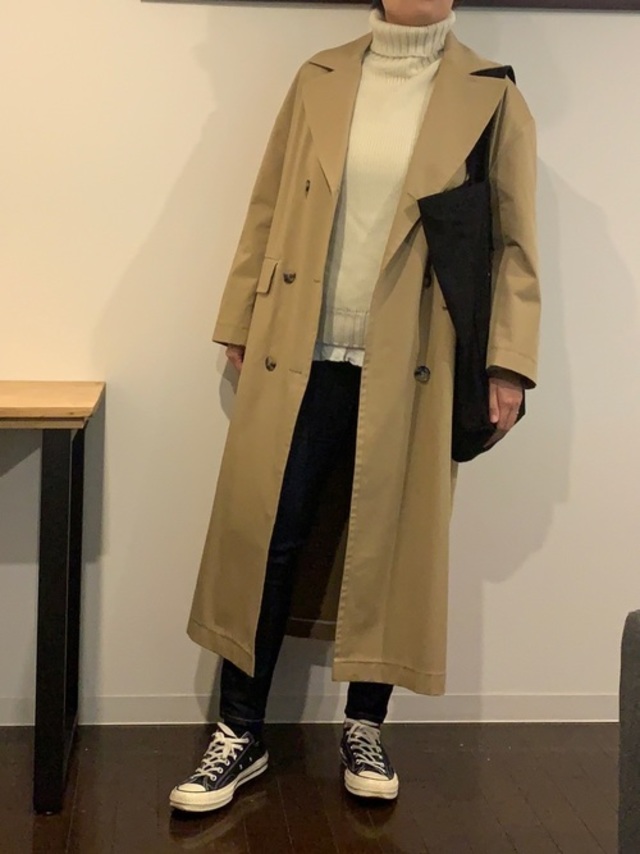 写真 (13枚目) - [ユニクロetc.]今買うならプチプラ！トレンチコートで作る大人女子コーデまとめ - LOCARI（ロカリ）