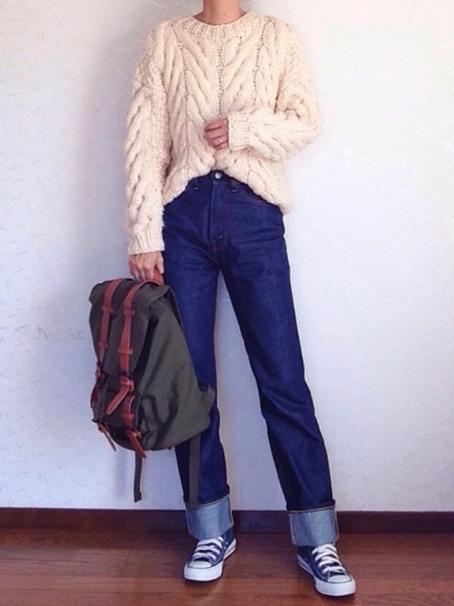 写真 (17枚目) - [2020最新]カーキリュックコーデ特集！旅行・通勤でも大活躍する優秀アイテム♪ - LOCARI（ロカリ）