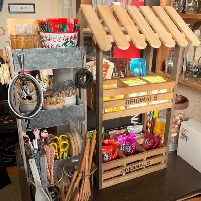 写真 (7枚目) - [ダイソーetc.]商品で作る素敵な収納♪100均DIYでおしゃれキッチンを！ - - LOCARI（ロカリ）