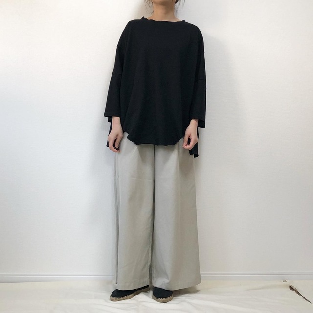 写真 (4枚目) - お尻＆お腹をカバー♡脚すーんで細見え！GU美脚ワイドパンツのOK・NGコーデ - LOCARI（ロカリ）