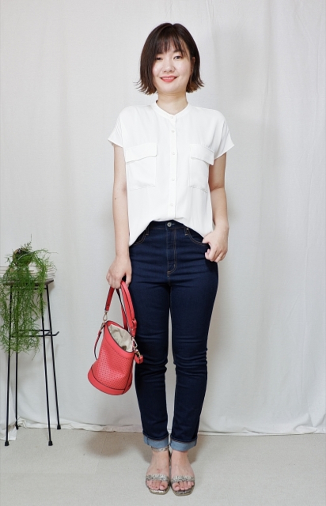 写真 (1枚目) - ぽっちゃりさん必見！夏におすすめのGU「着やせアイテム」で見るNG・OKコーデ - LOCARI（ロカリ）