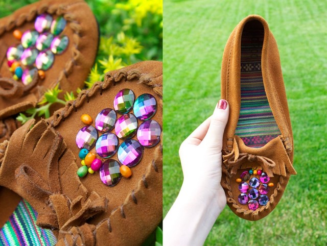 写真 (5枚目) - 古いモカシンが復活♡簡単DIYで印象を180度変えよう！ - LOCARI（ロカリ）