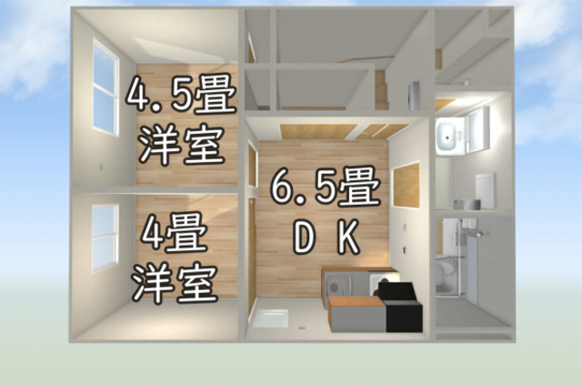 写真 (1枚目) - [連載]シングルやディンクスにおススメ！2DKのおしゃれで機能的な家具レイアウト術 - LOCARI（ロカリ）