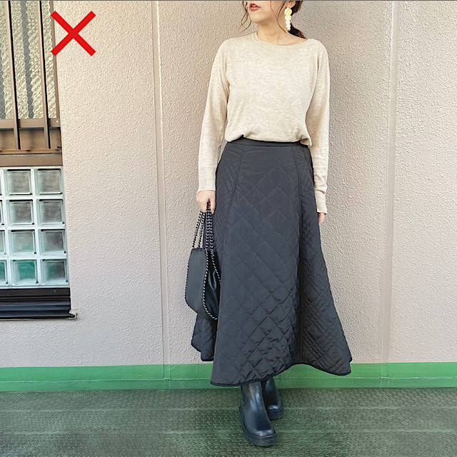 写真 (4枚目) - 低身長さん＆アラフォーさんにオススメ♡全方位「美人見えスカート」でNG・OKコーデ術 - LOCARI（ロカリ）